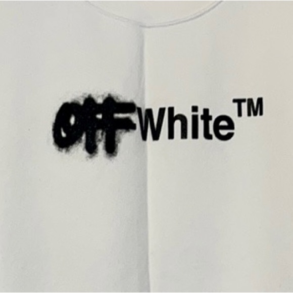Off-White | Shirts | New Offwhite Spray Trademark White Sweatshirt ...